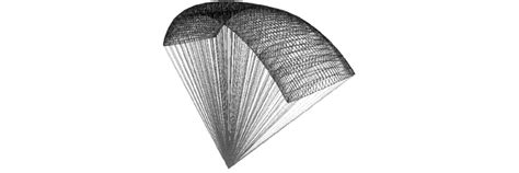 FSI Simulation The Structure Mesh For The Parachute With An Assumed Download Scientific