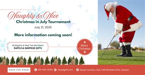 Naughty And Nice Tournament Neuse Country Club