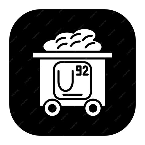 Premium Vector Uranium Vector Illustration