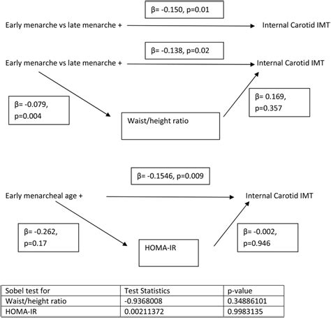Testing Mediating Effect On Internal Carotid Artery Imt For Black Women Download Scientific