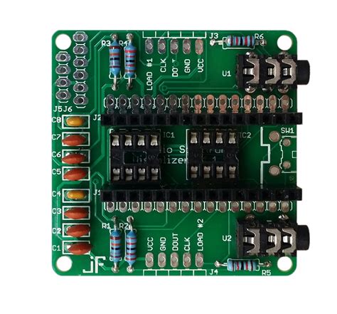 Jollifactory Arduino Based Mini Audio Spectrum Visualizer