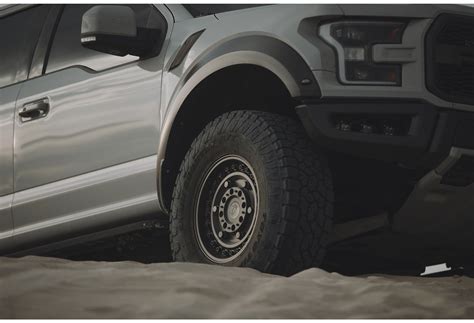 2018 Ford F150 Raptor Black Rhino Armory Black Wheel Pros