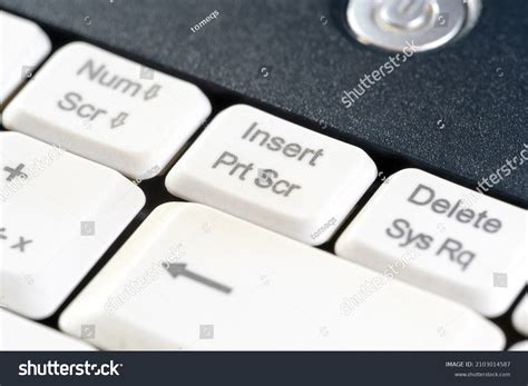 Printscreen Key Print Screen Button Screen Stock Photo 2103014587 Shutterstock