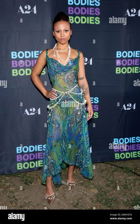 Myhala Herrold Attends A Bodies Bodies Bodies Screening At Fort