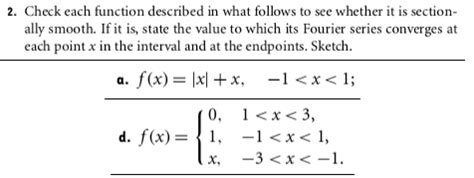 Solved 2 Check Each Function Described In What Follows To Chegg Com