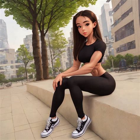 Cute Fitness Girl By Stormbackstrom On Deviantart