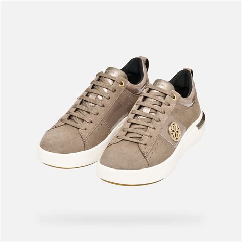 Geox® Dalyla Woman Taupe Low Top Sneakers Geox