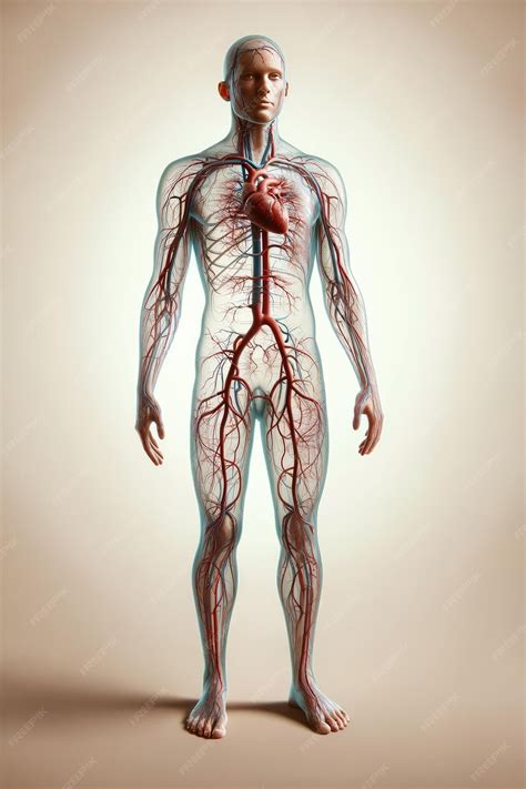 Premium Photo Human Circulatory System Fulllength View