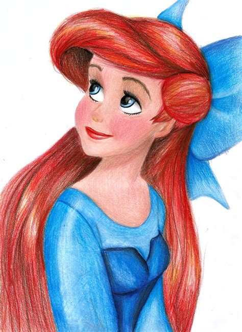 The Little Mermaid Ariel Disney Character Drawings Princess Drawings Disney Canvas Art