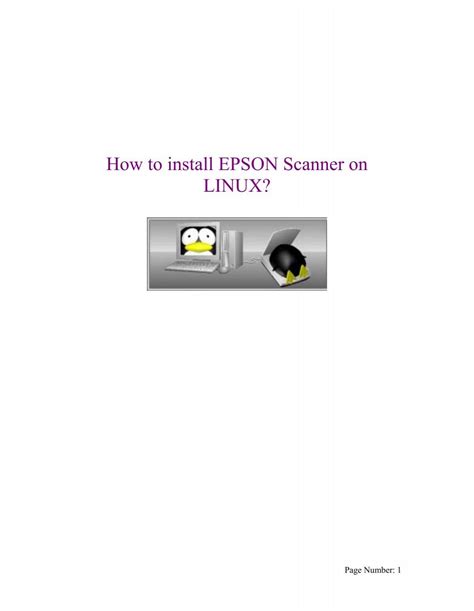 How To Install Epson Scanner On Linux