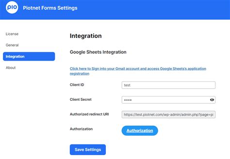 Google Sheets Connector Piotnet Forms