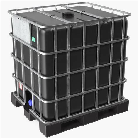 Ibc Container 1000 Litres Uv Resistant 3d Model 39 Obj Lxo Ma Max Fbx C4d Blend 3ds