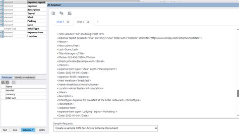 ai assistant for json and xml altova