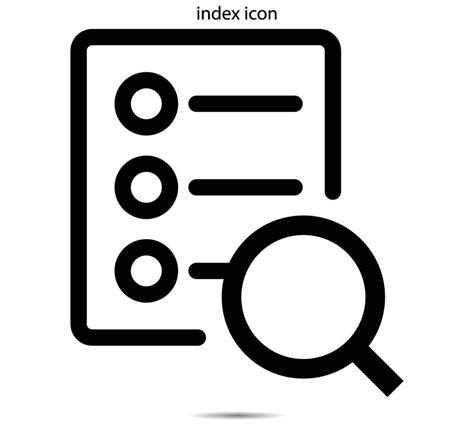 Index Icon Vector Illustration 35227541 Vector Art At Vecteezy