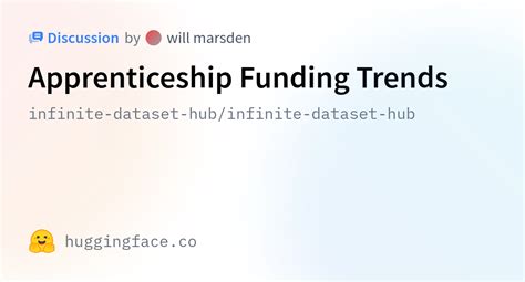 Infinite Dataset Hubinfinite Dataset Hub · Apprenticeship Funding Trends