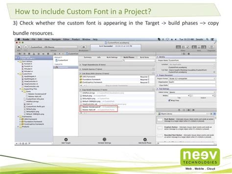 How To Add Custom Font To Your Ios Based App Ppt