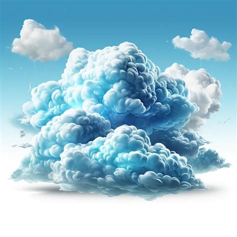 Premium Vector Realistic Vector Cloud Computing Vector On White