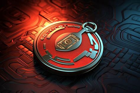 Security Token For Multifactor Authentication Concept Of Cybersecurity Data Protection Security