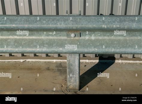 Detail Of The Guard Rail Anti Corrosion Galvanized Material Constructive Detail Galvanized