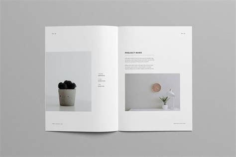 Minimal Portfolio Design Layout