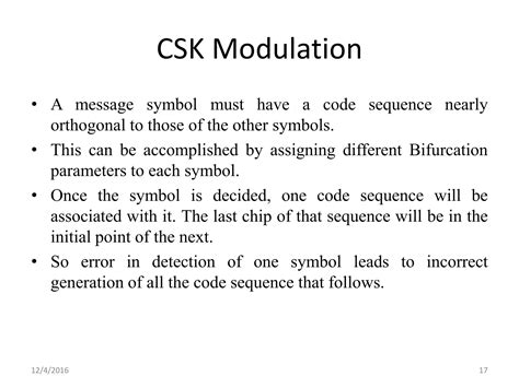 A Chaotic Direct Sequence Spread Spectrum Communication System Ppt