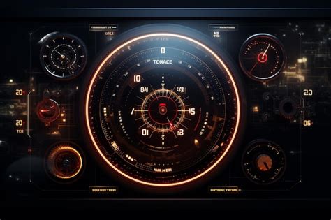 Premium Ai Image The Time Machines Control Panel Displaying Intrica