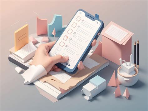 premium ai image efficient task management 3d task todo checklist with mobile integration design 0