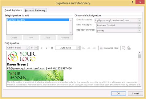 Exclaimer Signature Manager Office 365 Edition Signature Policy Options