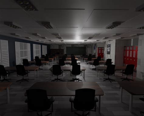 School Class Interior Flippednormals