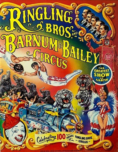 Ringling Brothers And Barnum Bailey Circus 1984 Program 100th