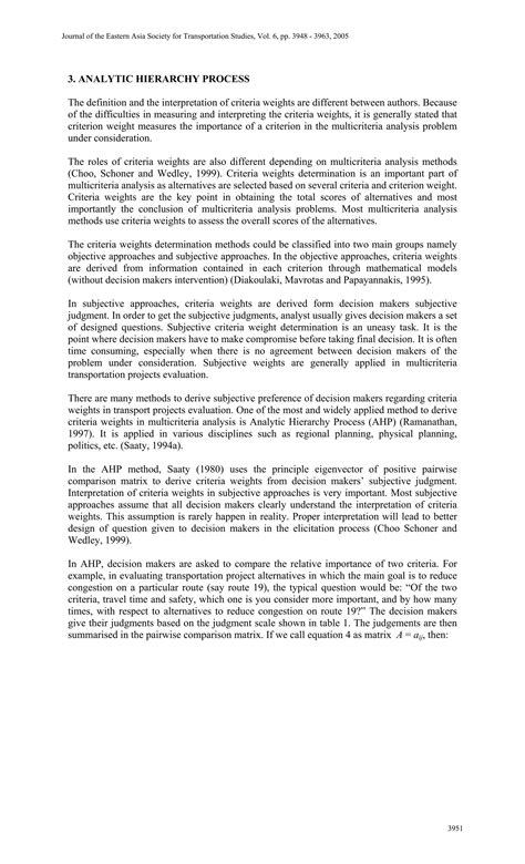 A Consistent Method To Determine Flexible Criteria Weights Pdf