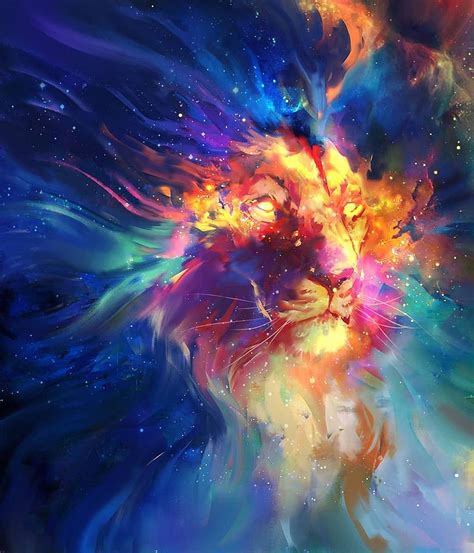 Rainbow Lion Wallpapers 4k Hd Rainbow Lion Backgrounds On Wallpaperbat