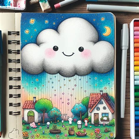 Cloud Drawing Float Into Creative Skies Drawing Ideas