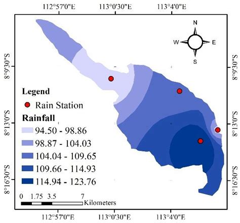 Classification Of Mudflow Flood Susceptibility Factors A Elevation