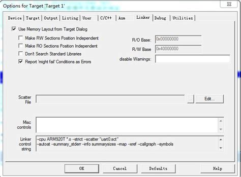 试图搞懂mdk程序下载到flash三 Mdk配置选项linker、target、debug的理解分析mdk Flash下载 Csdn博客