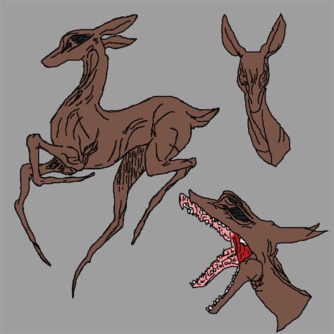 How To Draw Scary Deer