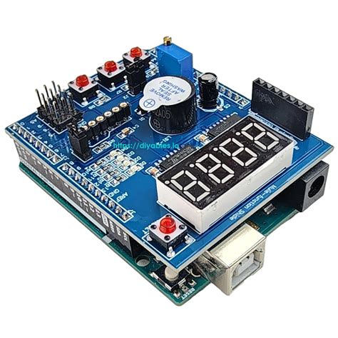 Multi Function Shield For Arduino Uno R3r4 Mega 4 Digit 7 Segment