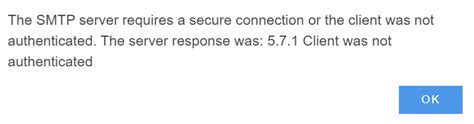 Help Troubleshooting Software Installation The Smtp Requires A Secure Connection Or The