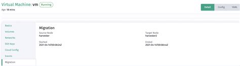 Bug Migration Can Not Be Canceled Or Selecting A Target Node · Issue 622 · Harvester
