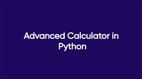 [video] aditya roy on linkedin python calculator mathematics