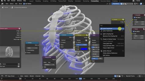 Blender Tutorial Glowing Edges Nodes Compositing Tutorial