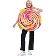 Eraspooky Adult Lollipop Costume Halloween Rainbow Candy