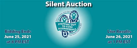 Stepping Out To Cure Scleroderma Silent Auction By Scleroderma Foundation Tri State Chapter