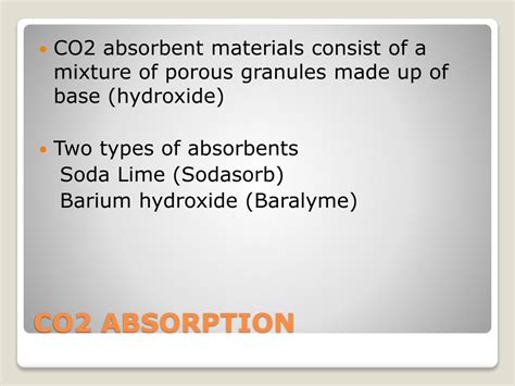 Ppt Carbon Dioxide Absorption Powerpoint Presentation Free Download Id 205776