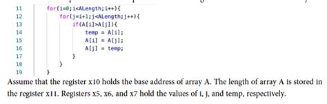 Solved Implement The C Code Into Risc V Assembly Using