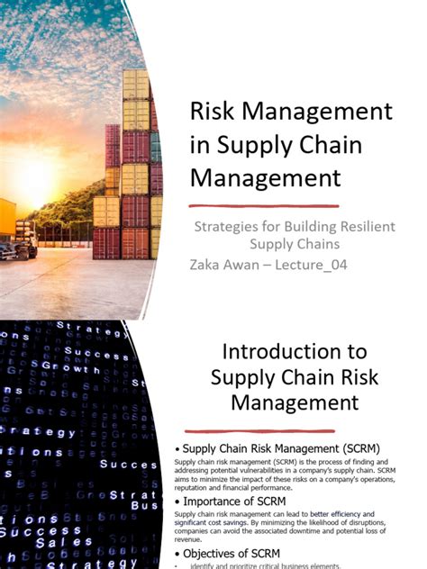 Riskmanagementinsupply Chain Management Pdf Supply Chain Risk