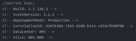 internal metadata exposure in azure ad b2c custom html content