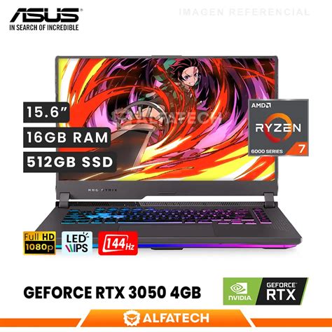 Laptop Asus Rog Strix G513rc Hn036w Amd Ryzen 7 6800hs 16gb Ram 512gb