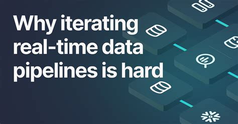 Why Iterating Real Time Data Pipelines Is So Hard