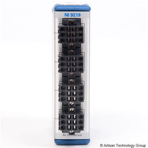 ni 9219 24 bit c series universal analog input artisantg™